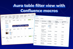 Choose the right table filter app for your Confluence pages