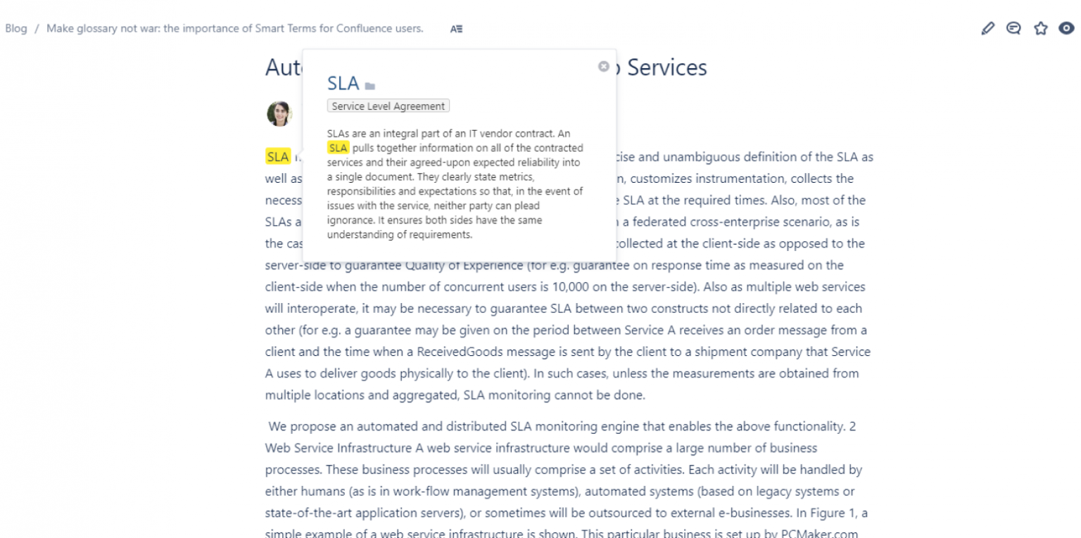 Make glossaries not war: the importance of Smart Terms for Confluence ...