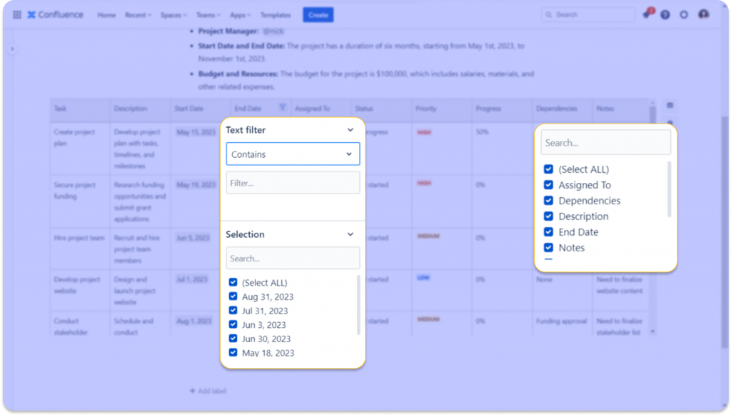 New app launch: Smart Tables for Confluence Cloud | Creativas
