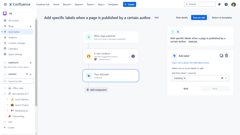 Onboarding with Confluence automation and Smart Courses