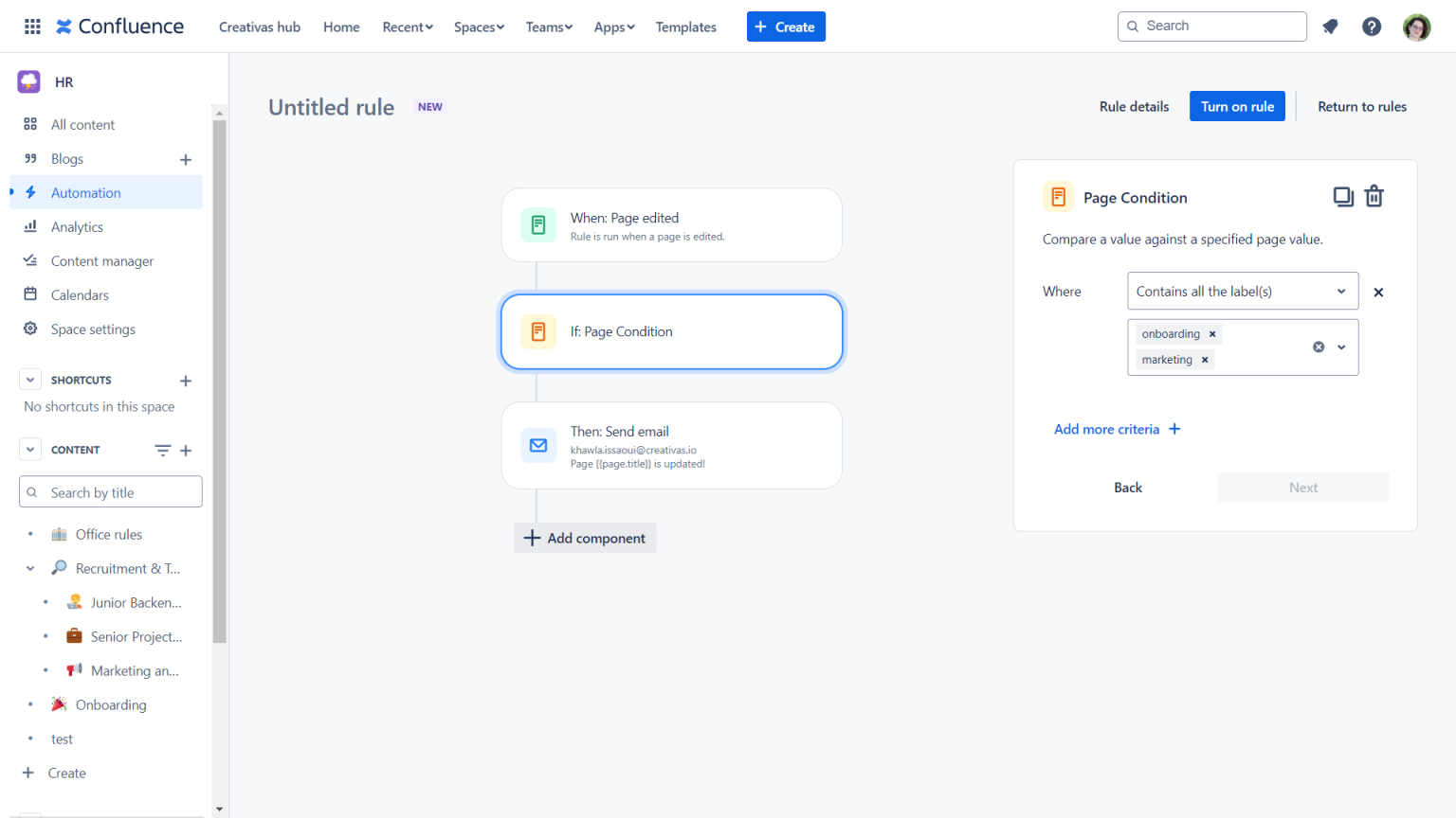 Onboarding with Confluence automation and Smart Courses