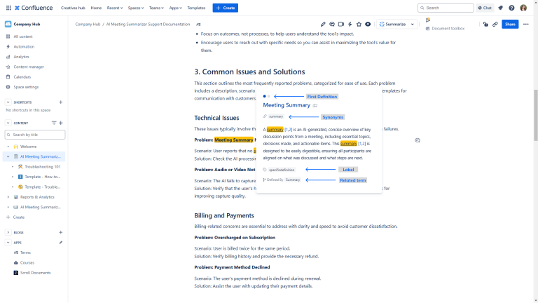 Tips & tricks for your Confluence documentation | Creativas
