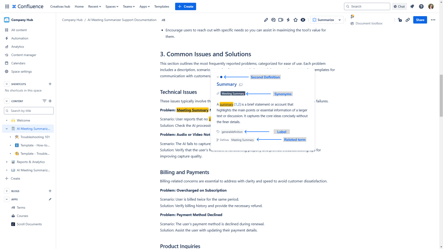 Tips & tricks for your Confluence documentation | Creativas