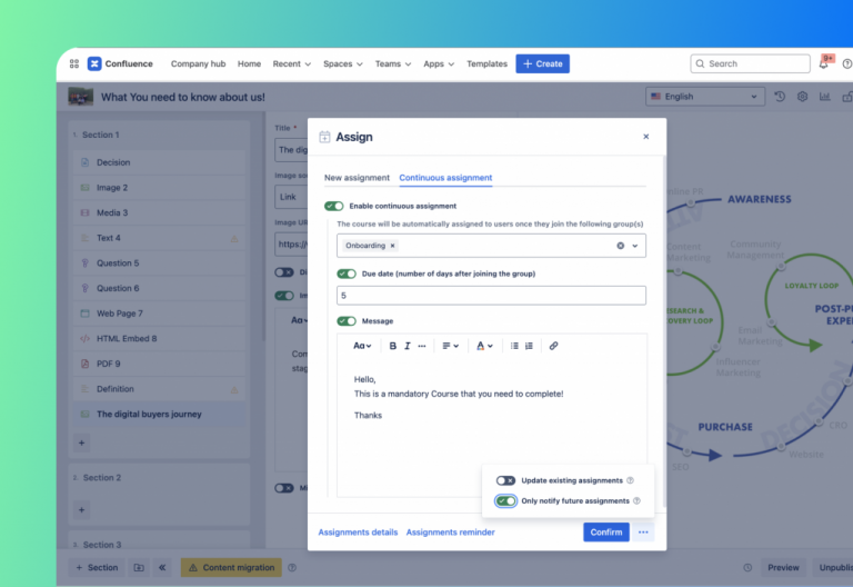 Engage & educate new hires | Effective Confluence onboarding