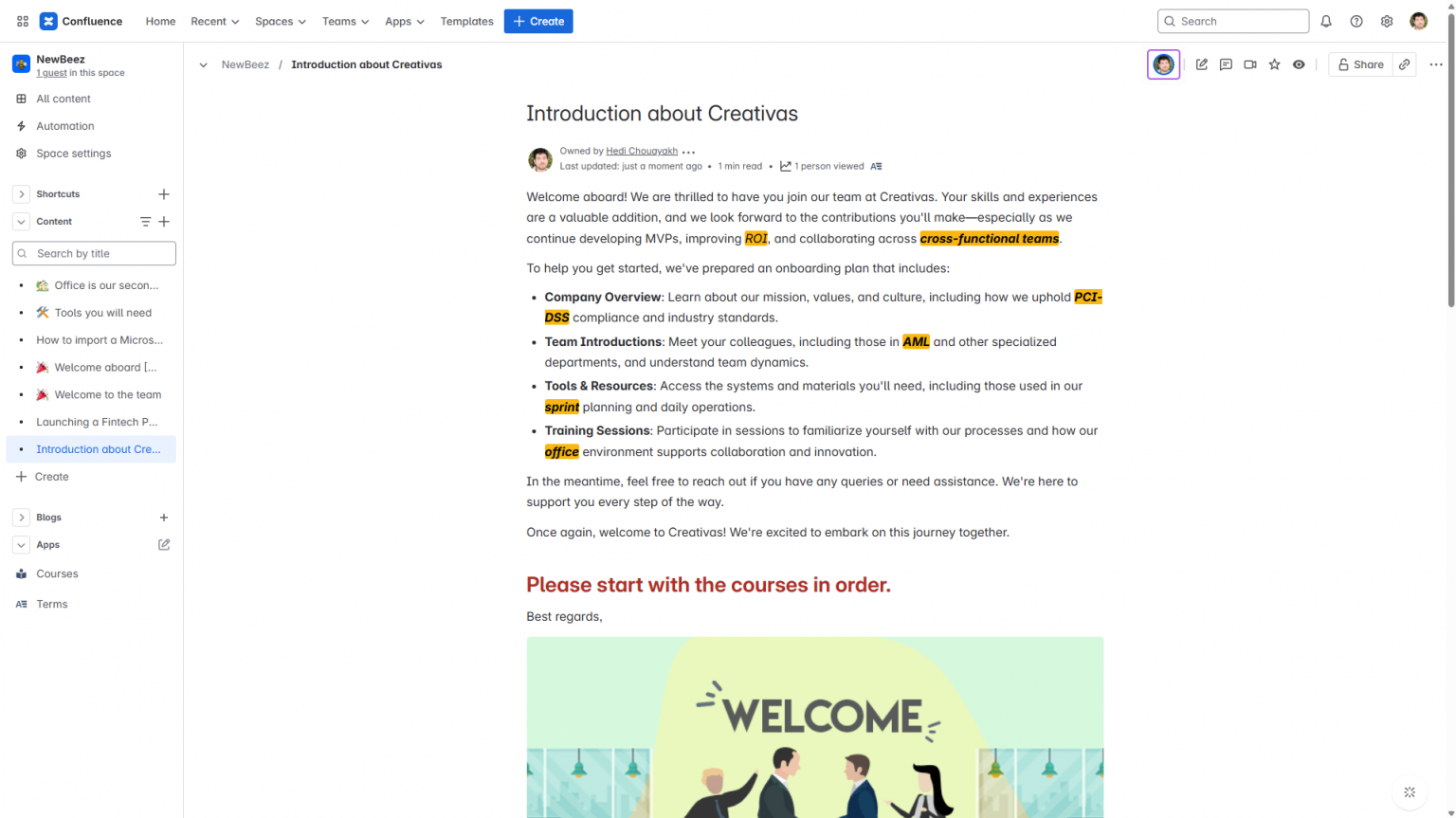 Engage & educate new hires | Effective Confluence onboarding