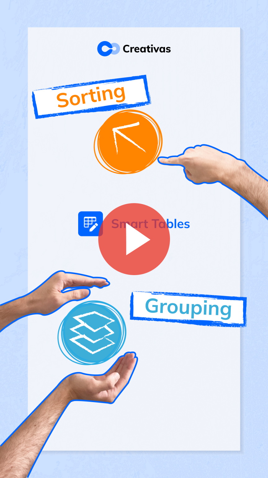 grouping and sorting smar ttables | Creativas